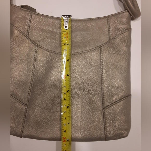 J. Jill | Bags | Jjill Small Leather Metallic Purse | Poshmark
